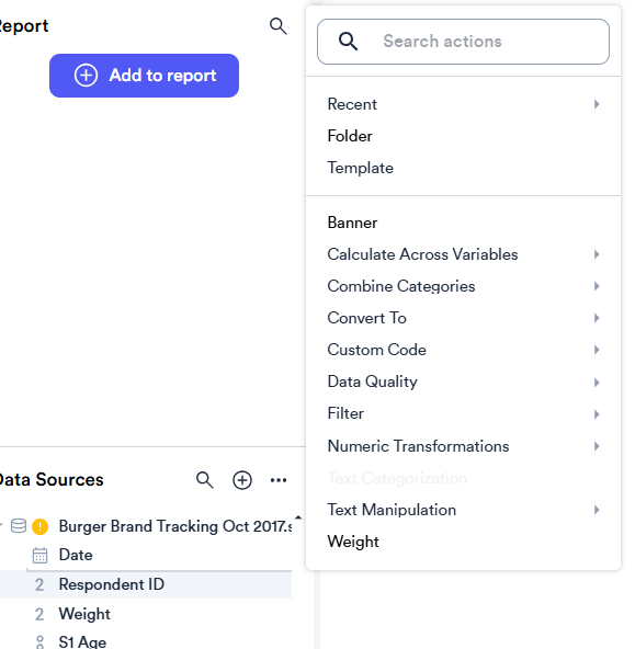 Creating Variables Using In-Built Options – The Data Story Guide